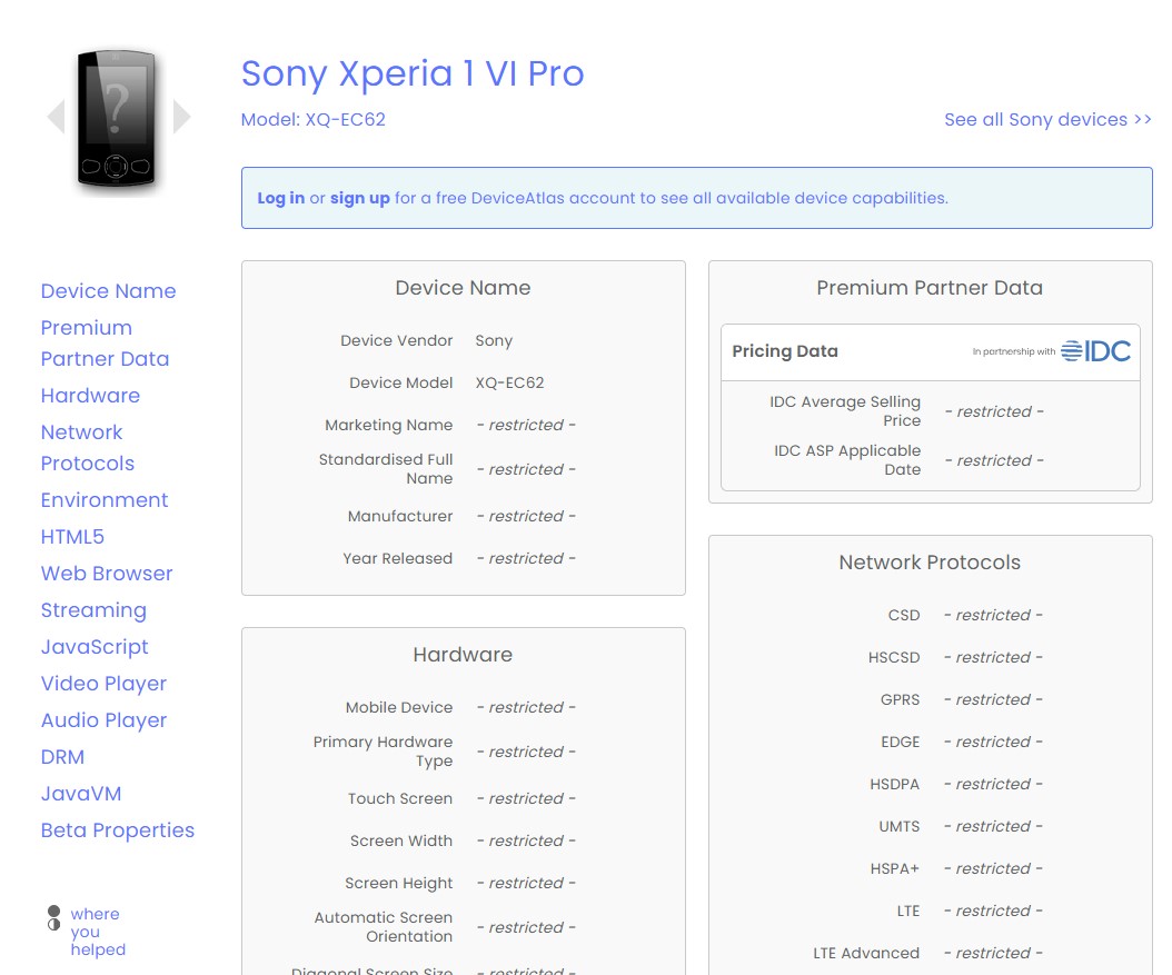 Xperia 1 VIにプロ仕様モデル？米国限定リリースか | ANDROIDSP